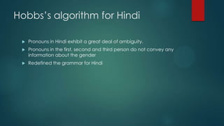 Co reference resolution | PPT