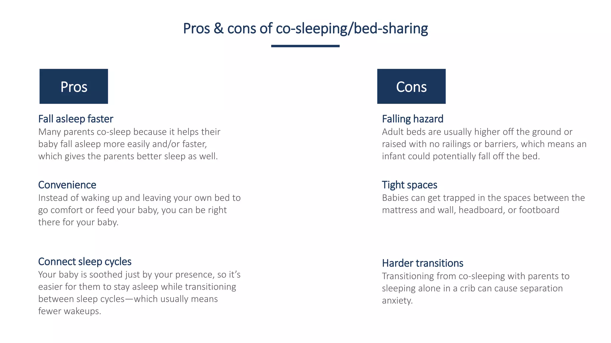 What is co-sleeping? The Pros and Cons | PPT
