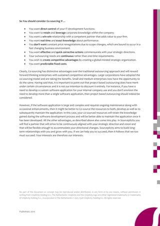 Co-sourcing vs Outsourcing | PDF