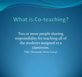 Co teaching | PPTX