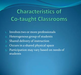 Co teaching | PPTX