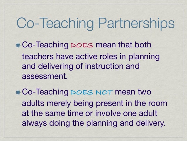 Co teaching