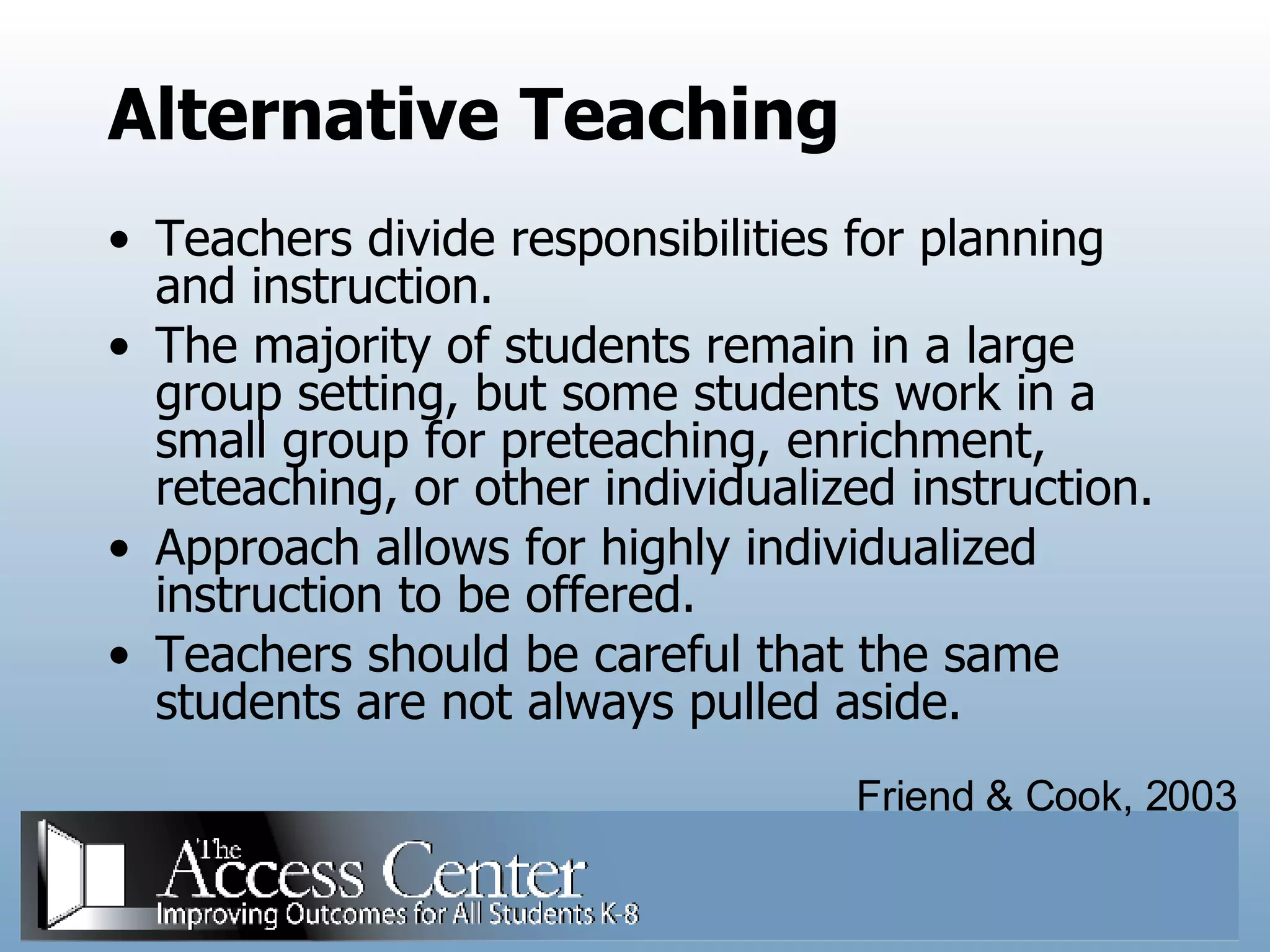 Co Teaching (For Teachers) | PPT