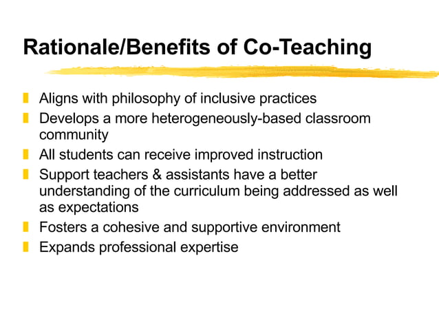 Co Teaching Handout | PPT