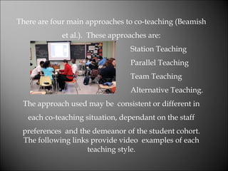 Co-teaching in Australian schools. | PPT