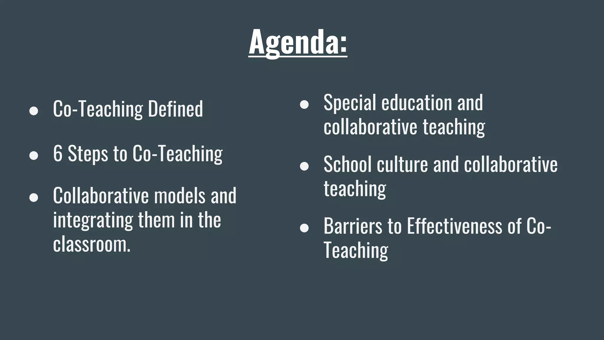 Co teaching presentation | PPTX