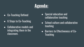 Co teaching presentation | PPTX