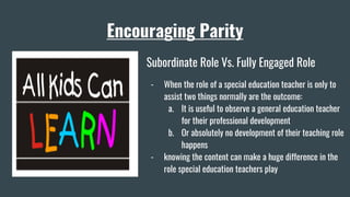 Co teaching presentation | PPTX