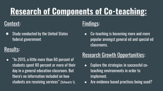 Co teaching presentation | PPTX