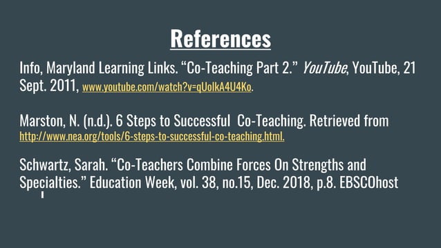 Co teaching presentation | PPTX