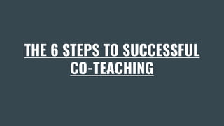 Co teaching presentation | PPTX