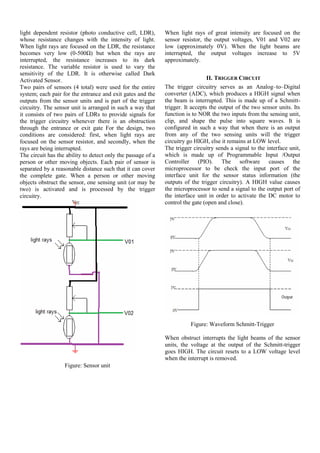 Microprocessor-Based Automatic Door Opener | PDF