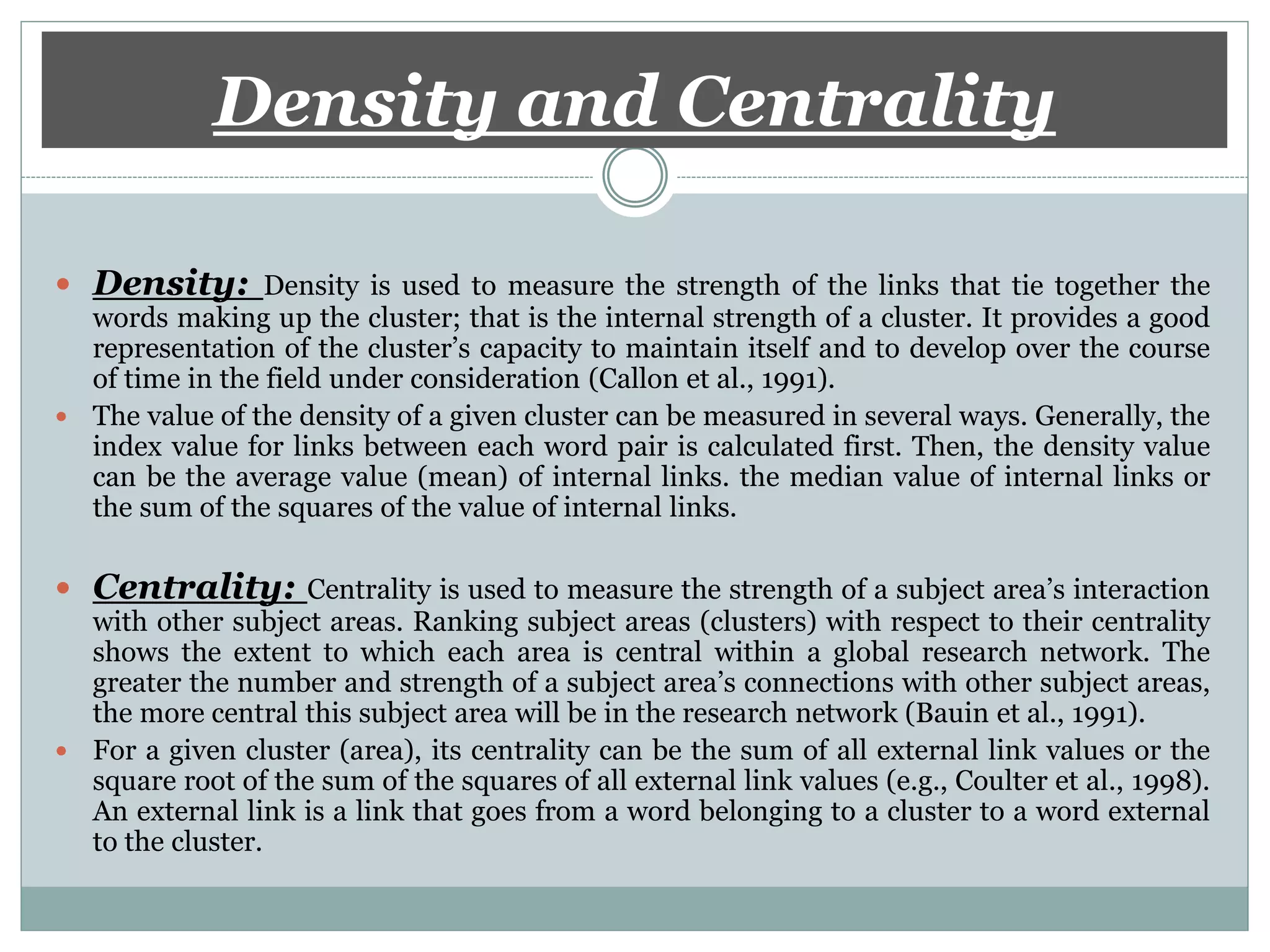 Co word analysis | PPT
