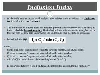 Co word analysis | PPT