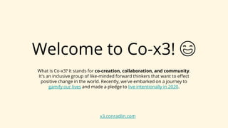 Co-x3 Community Template Showcase | PPTX