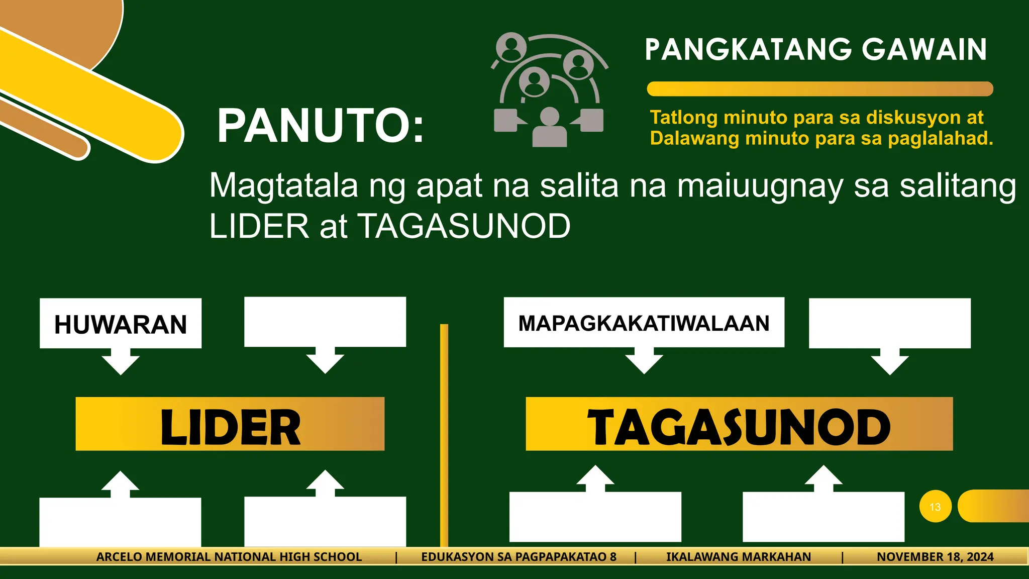 Pagsunod sa Mapanagutang Lider sa Lipunan | PPT