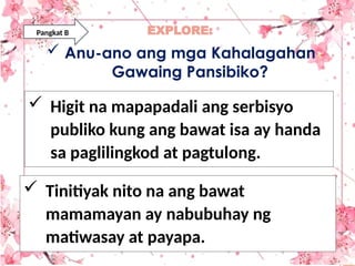 Mga Gawaing Pansibiko ng isang Mamamamayan | PPTX