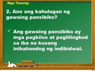 Mga Gawaing Pansibiko ng isang Mamamamayan | PPTX