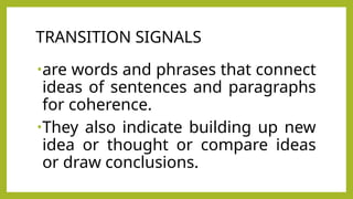 Classroom obesrvation ppt -transitionsignals-.pptx | Poetry | Books and ...