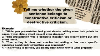 Writing a Mini Critique Creative Nonfiction Lesson1.pptx