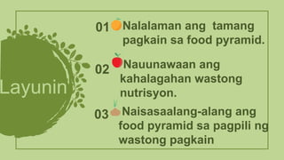 food pyramid food pyramid health demonstration teaching lesson | PPT