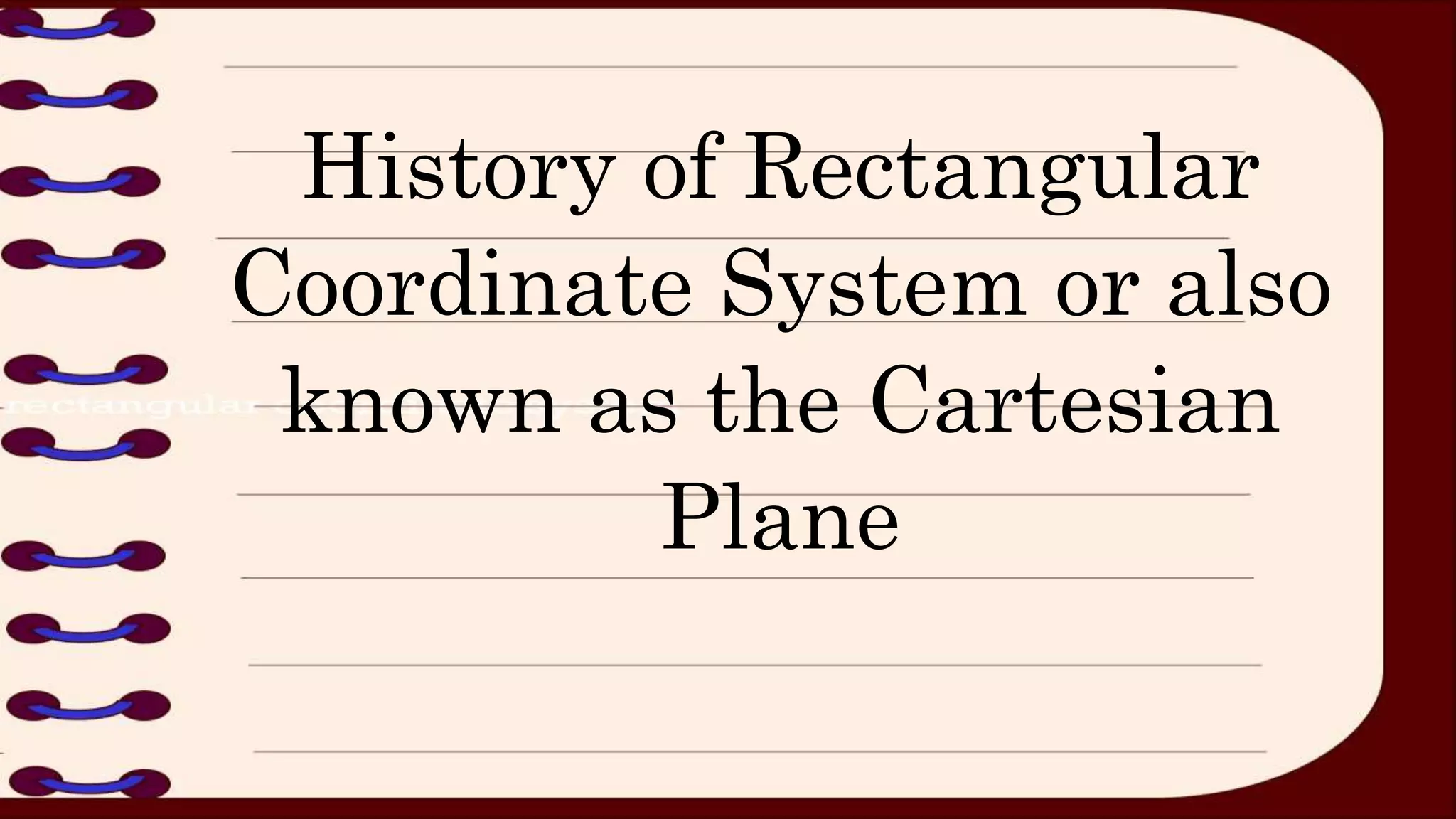 Rectangular Coordinate System PPT | PPTX | Physics | Science