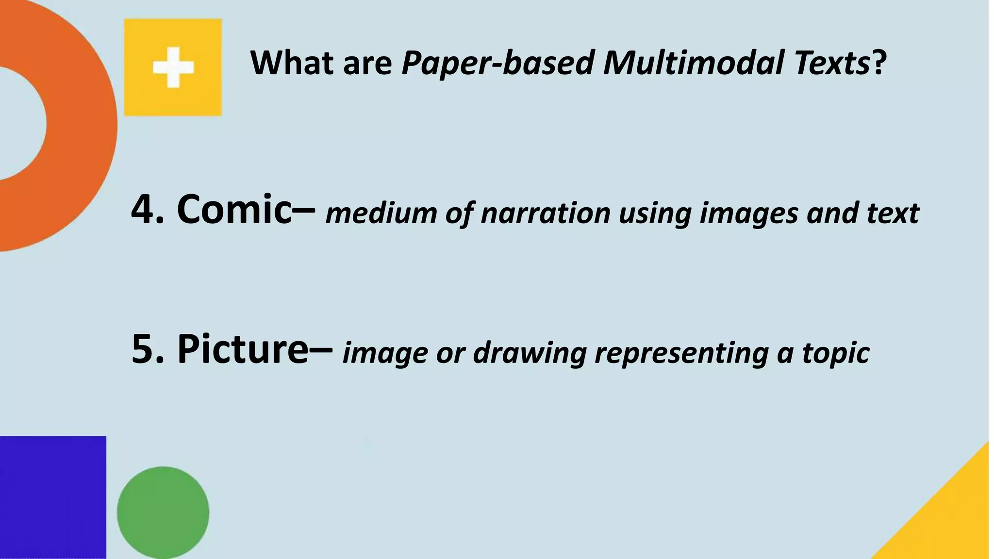 Multimodal Texts | PPTX