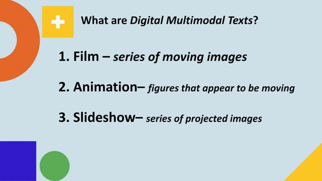 Multimodal Texts | PPTX