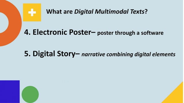 Multimodal Texts | PPTX