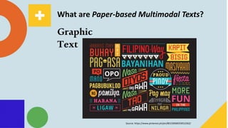 Multimodal Texts | PPTX