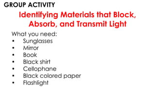 Science5 Class observation 1 for Grade 5 | PPTX