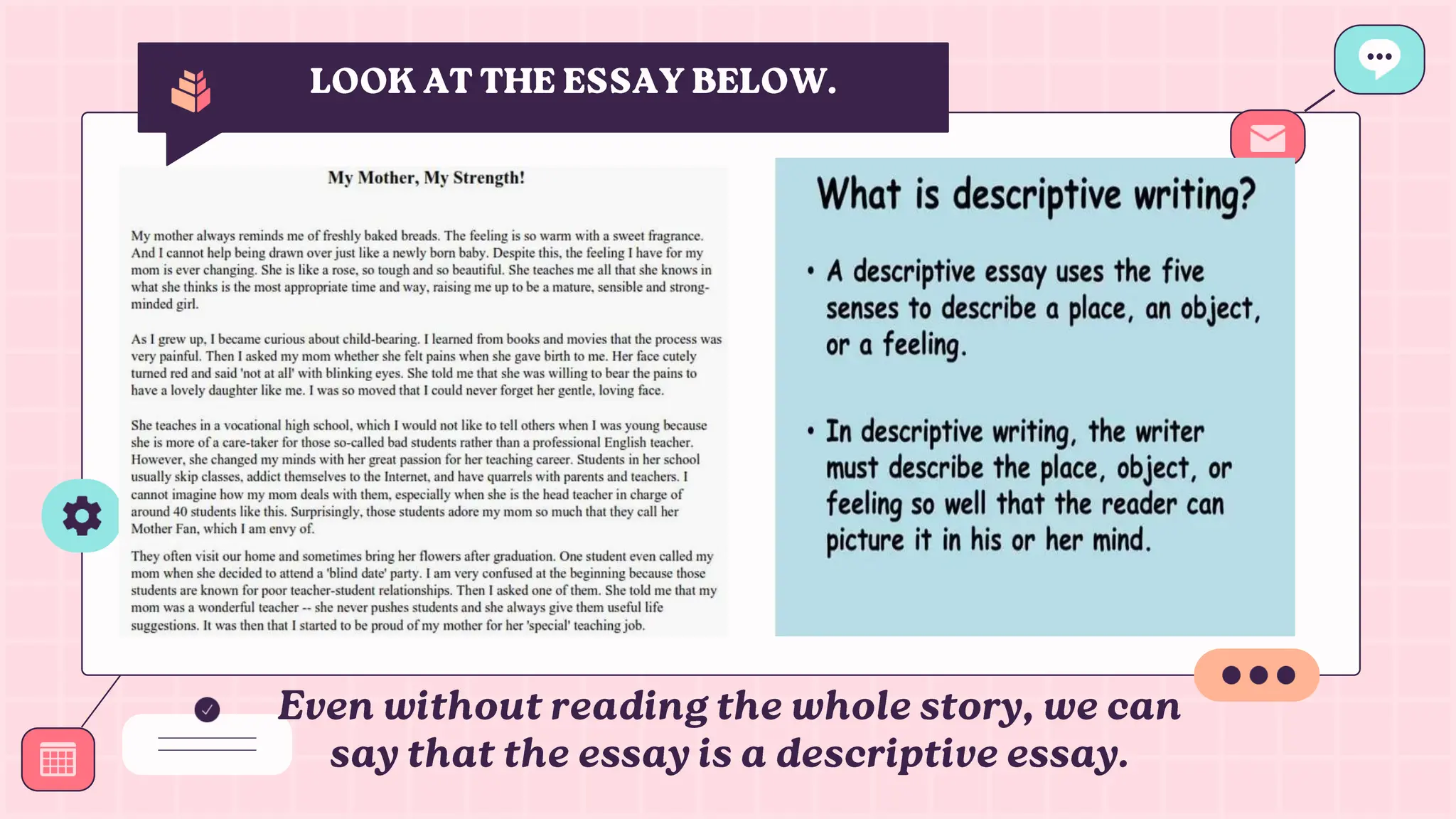 Classroom Observation English Grade 5 week 2 | PPTX