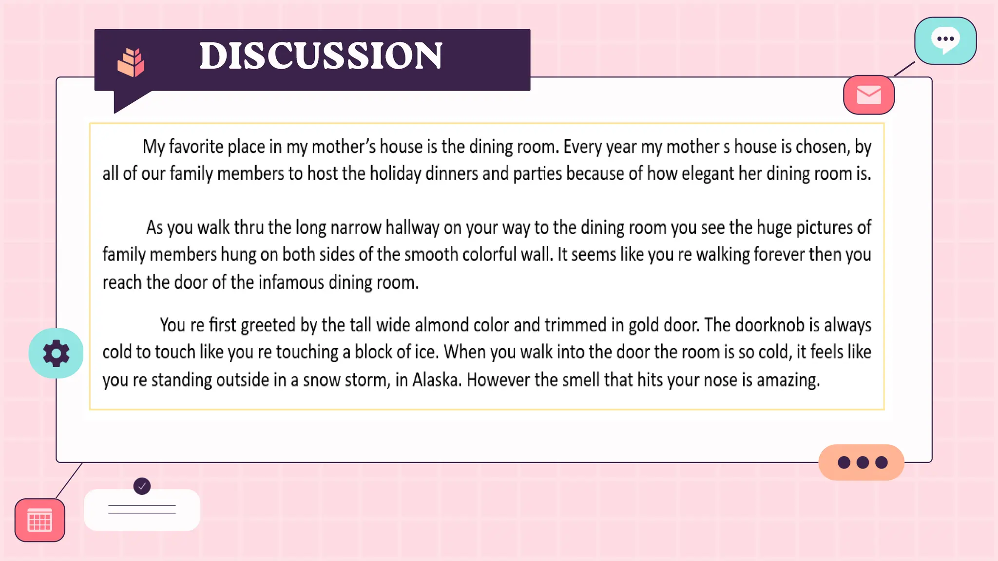 Classroom Observation English Grade 5 week 2 | PPTX