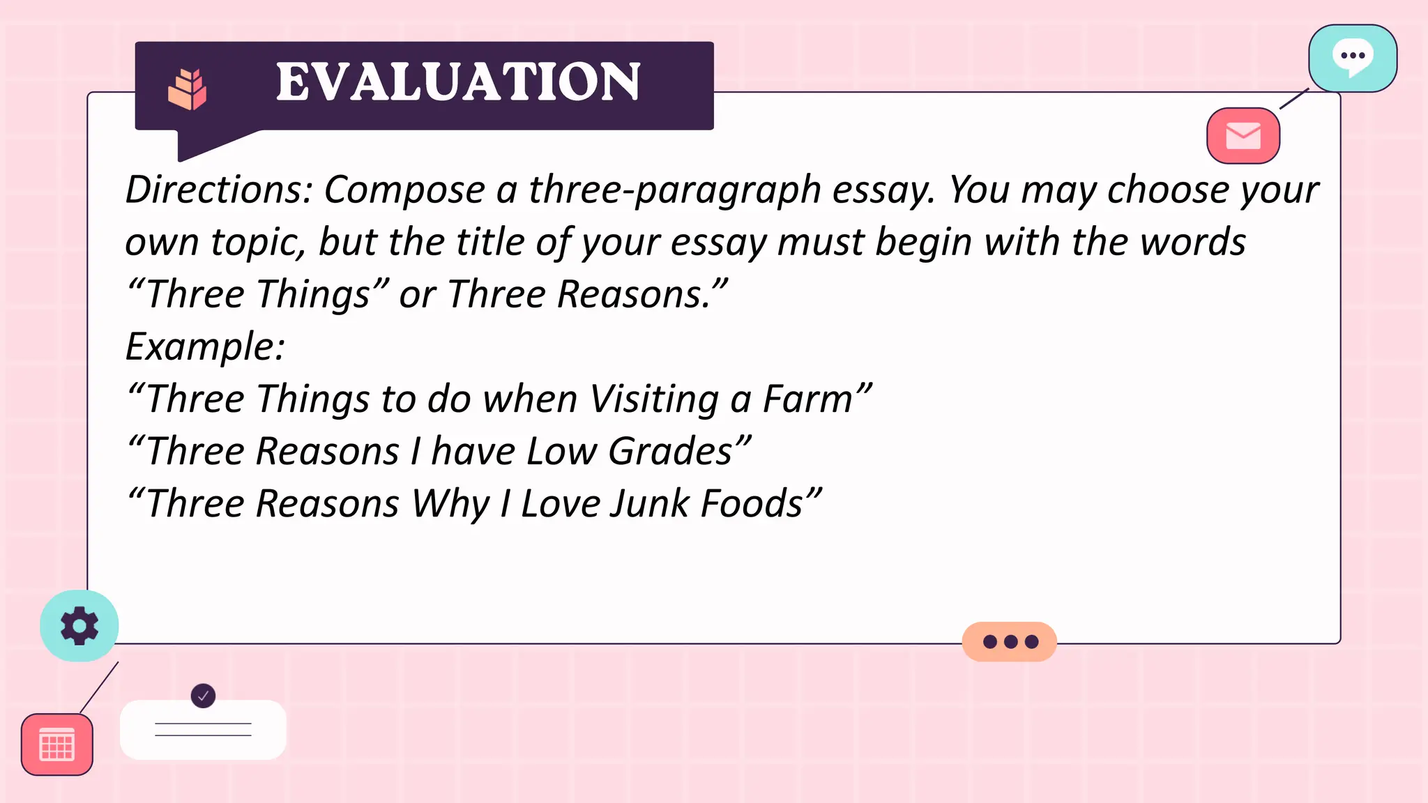 Classroom Observation English Grade 5 week 2 | PPTX