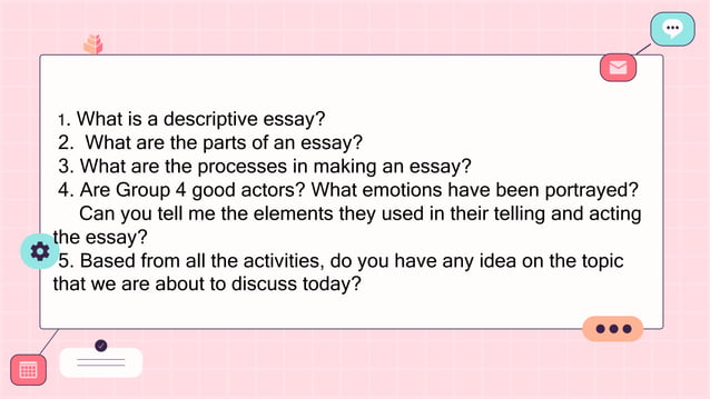 Classroom Observation English Grade 5 week 2 | PPTX