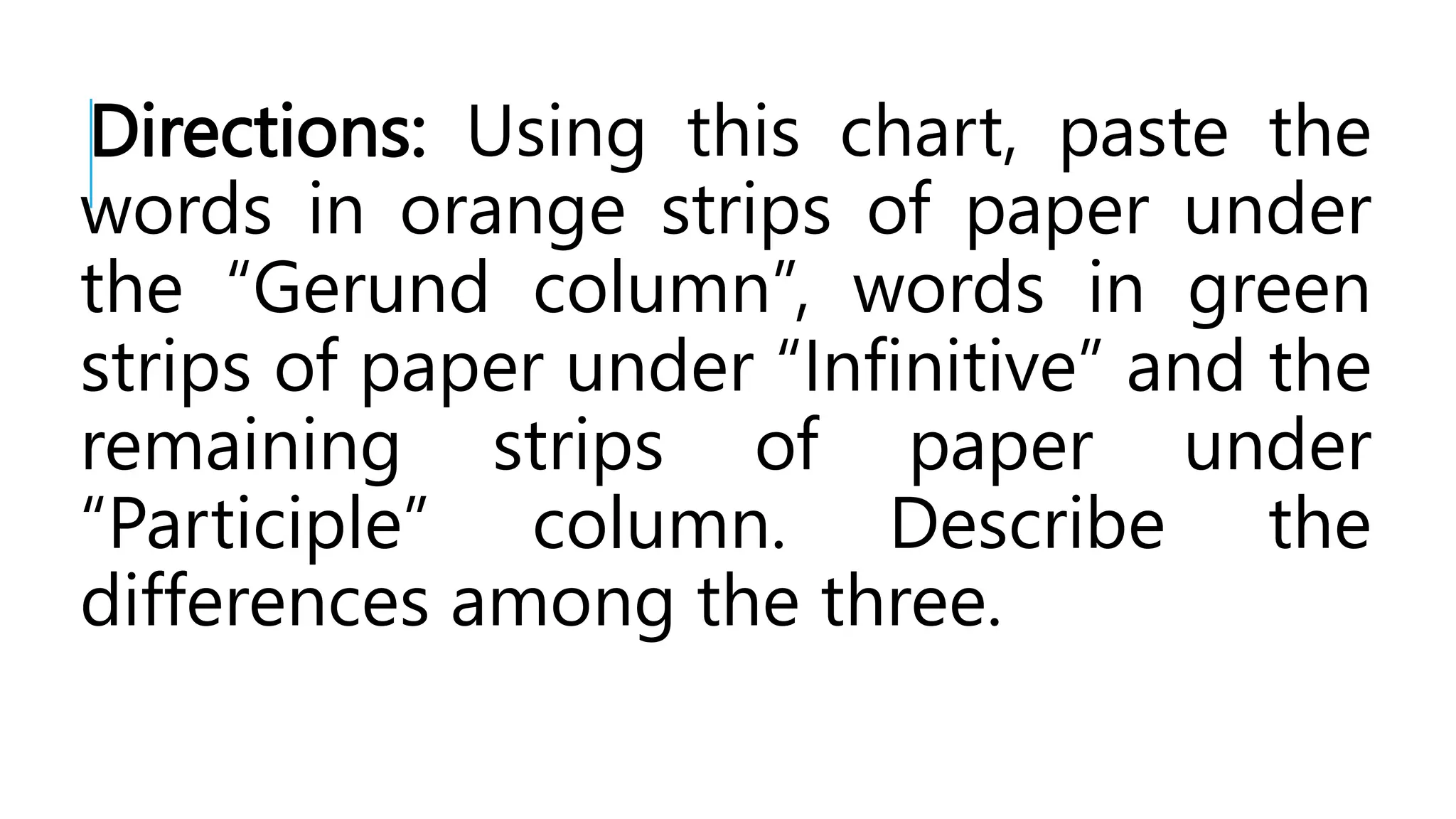 types of verbal, participle, gerund, , | PPT