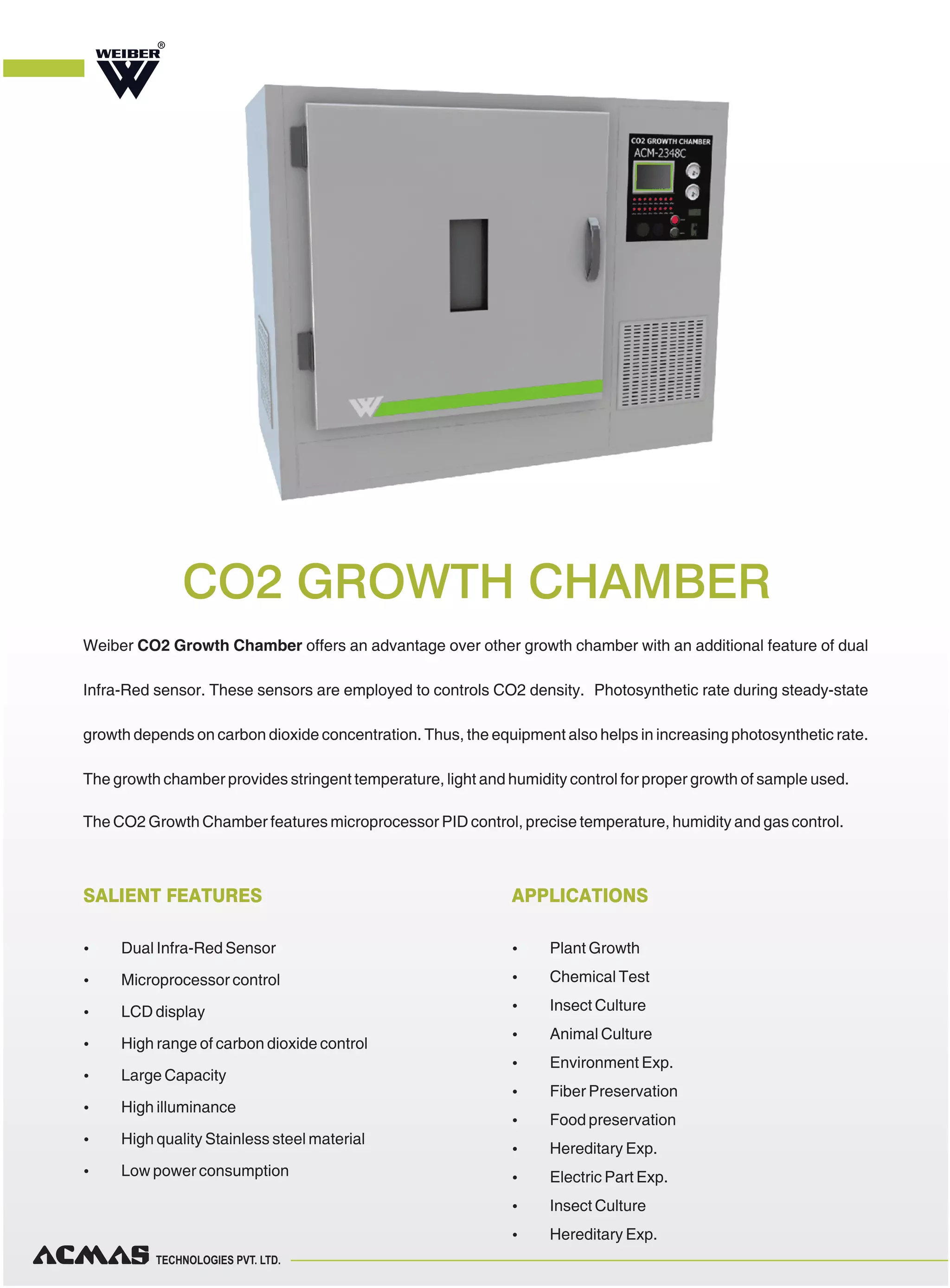 Co2 growth-chamber | PDF