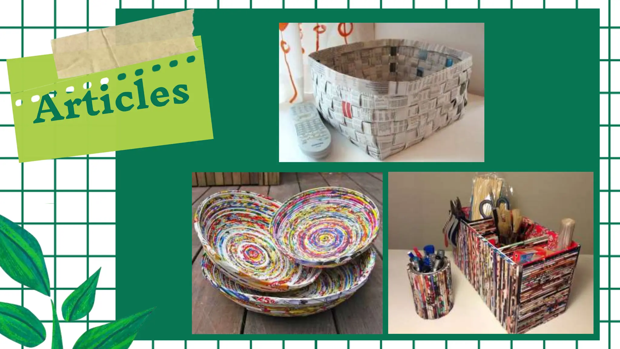 TLE 7 - HANDICRAFT PRODUCTION - RECYCLING IN HANDICRAFTS | PPTX