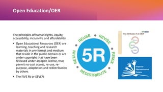 Empowering Education: The Symbiosis of Open Education/OER and ...