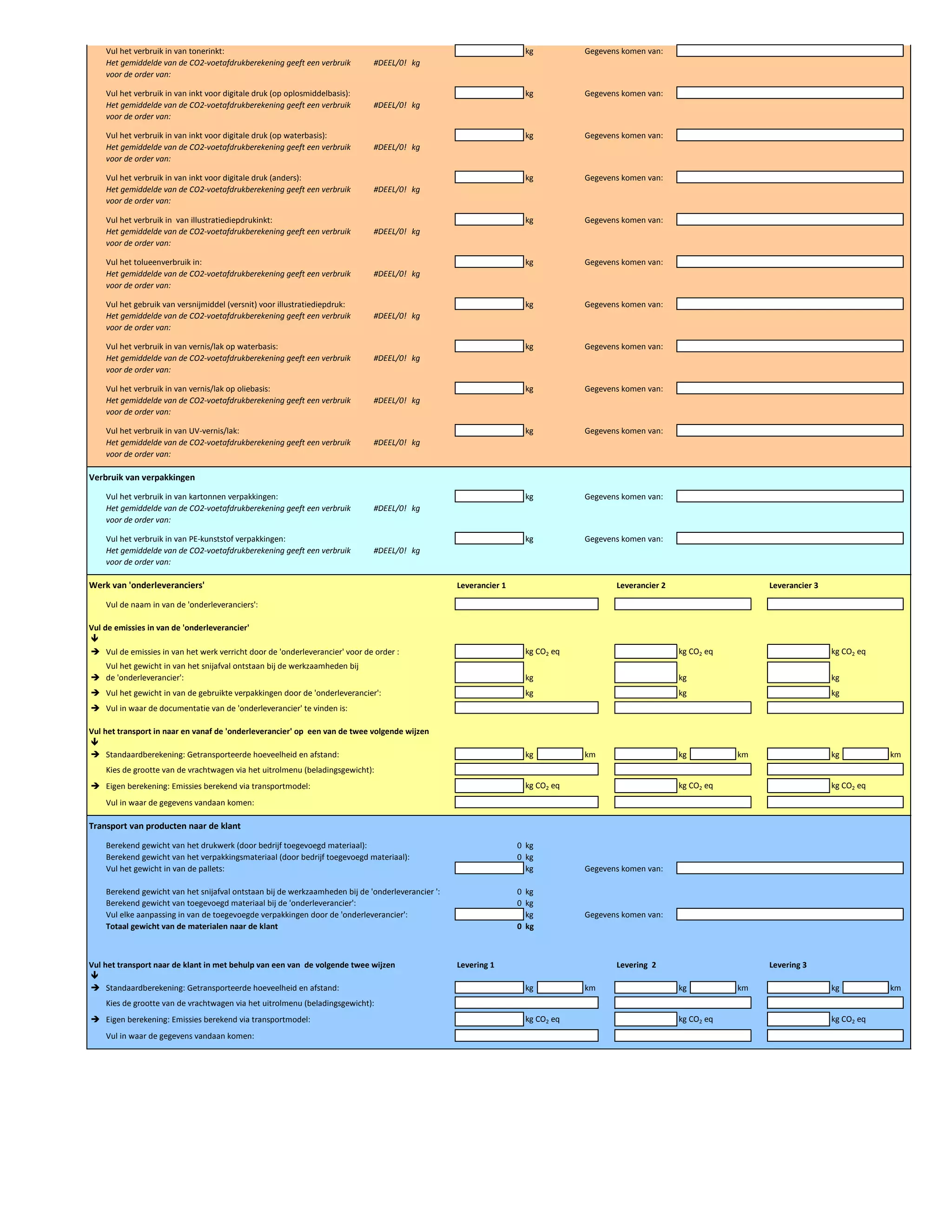 CO2 Calculator Spreadsheet | PDF