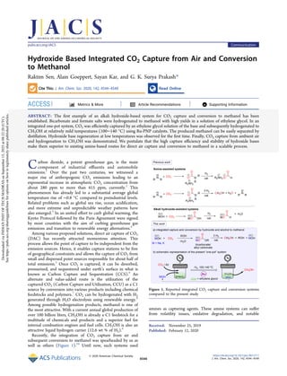 CO2 capture from air for methanol synthesis.pdf