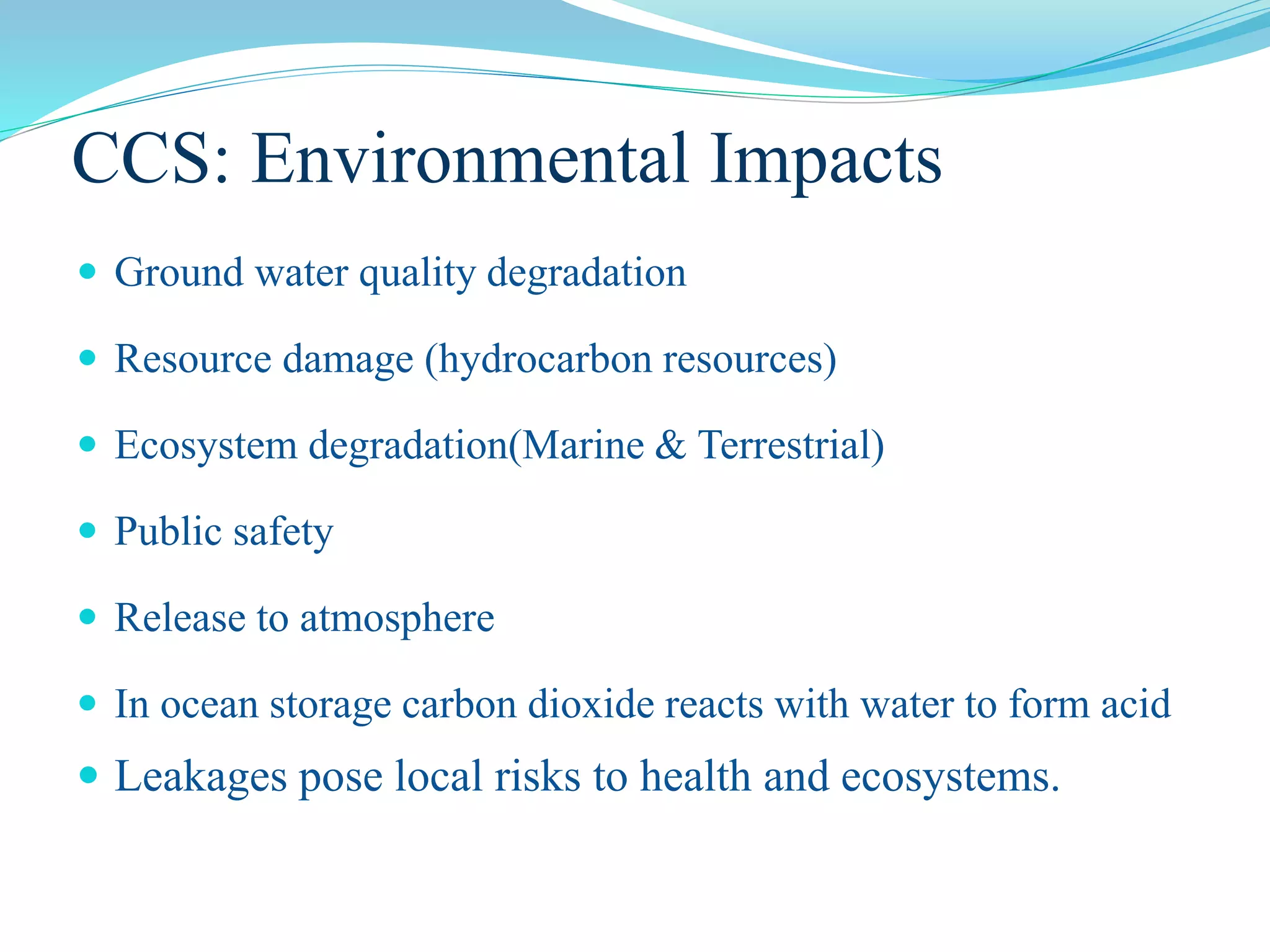 CO2 capturing & sequestration process- CCS | PPTX