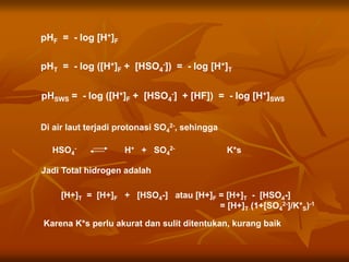 Co2 di air laut | PPT