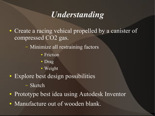 CO2 Dragster - Design Thinking Process and Manufacturing | ODP