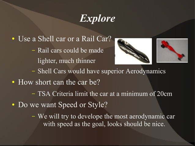 CO2 Dragster - Design Thinking Process and Manufacturing | ODP