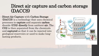 CO2 Emission Reduction Substitution paths, negative co2 emission.pptx