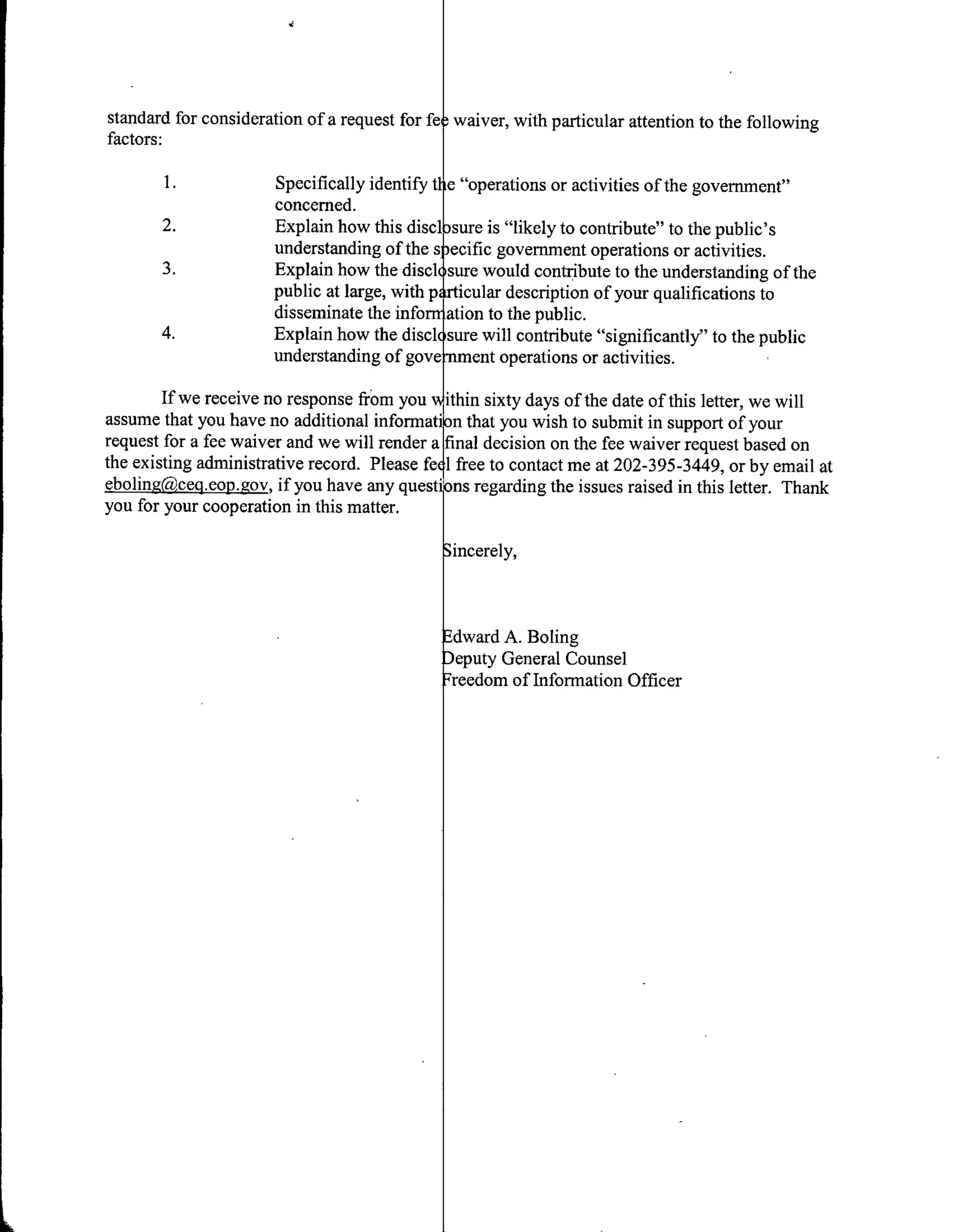EPA CAA Response Letter to FOIA | PDF