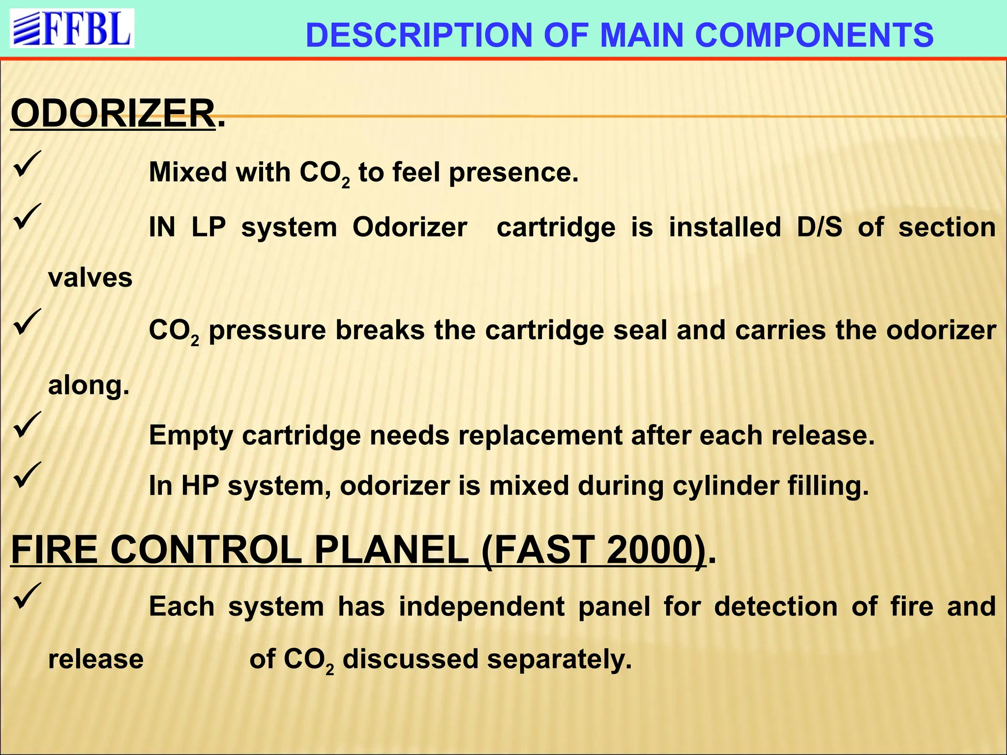 CO2 Fire Protection System for industries.ppt