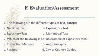 The Different Text Types in English 8JUNE.pptx