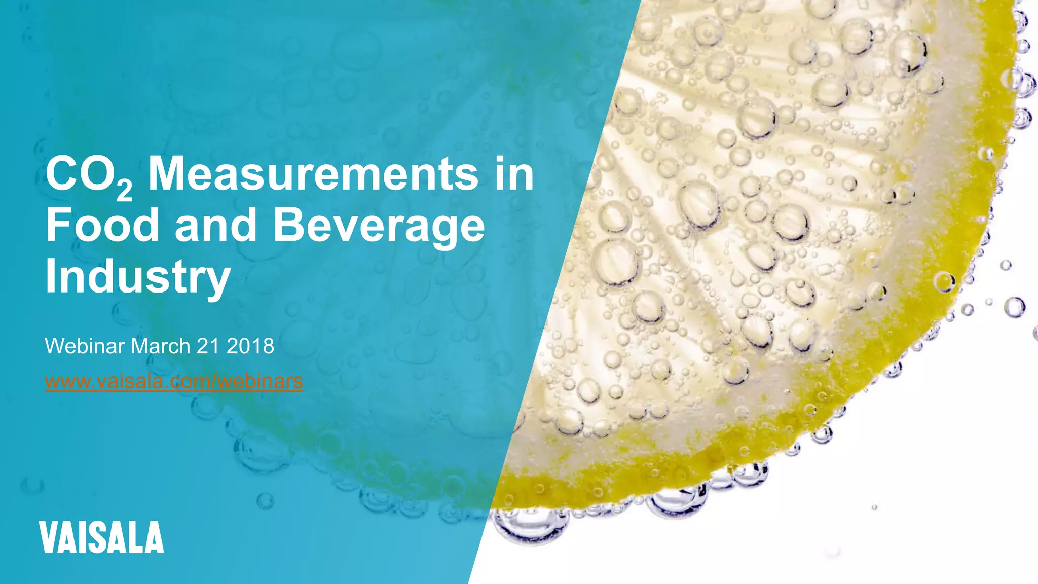 CO2 Measurements in Food and Beverage Industry | PPT